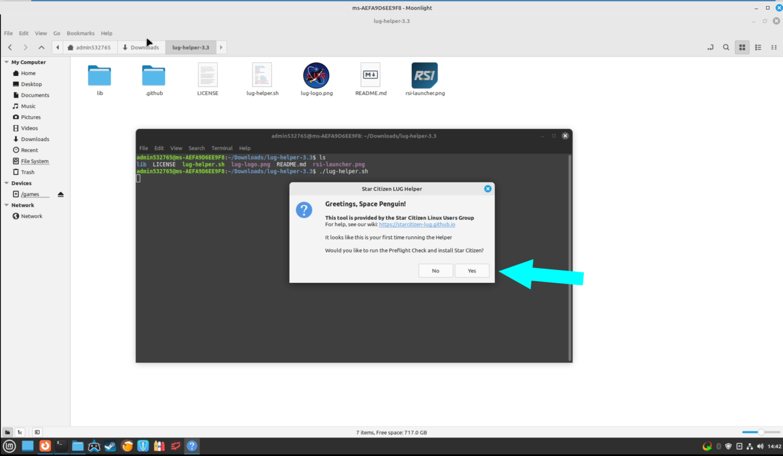 Step-by-step instructions on how to install Star Citizen on our Bare ...
